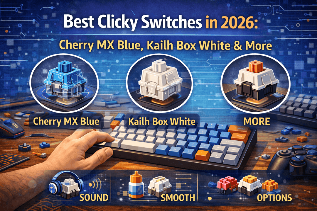 Best Clicky Switches in 2026: Cherry MX Blue, Kailh Box White & More ...