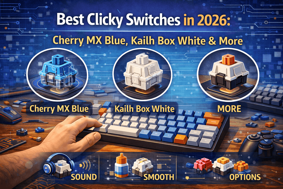 Best Clicky Switches in 2026: Cherry MX Blue, Kailh Box White & More ...