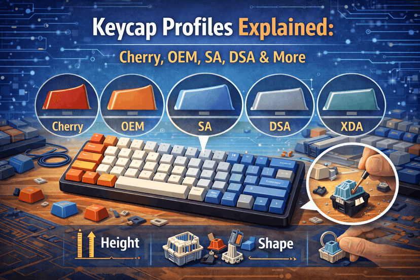 Keycap Profiles Explained: Cherry, OEM, SA, DSA & More | MKB Guide
